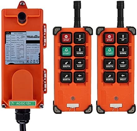6 Button Hoist Crane Wireless Remote Control F21-E1B for Industrial ...