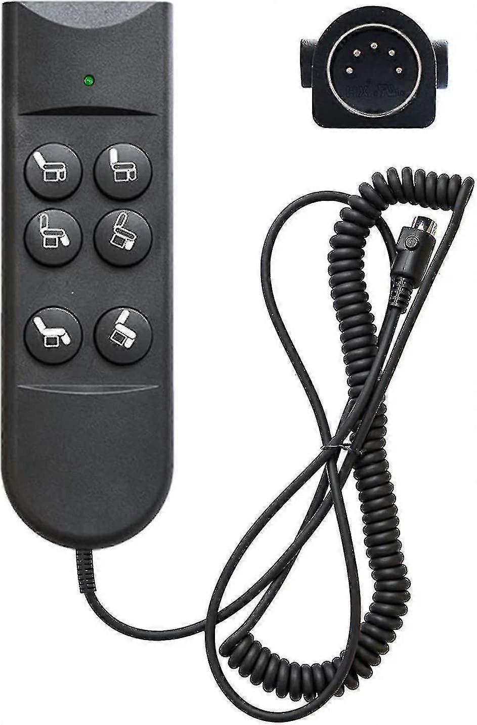 6 Button Remote For Recliners 5 Pin Lift Chair Handset Controller Hand ...