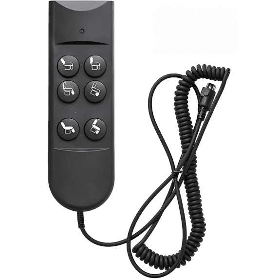 6 Button Remote For Recliners 5 Pin Lift Chair Handset Controller Hand ...