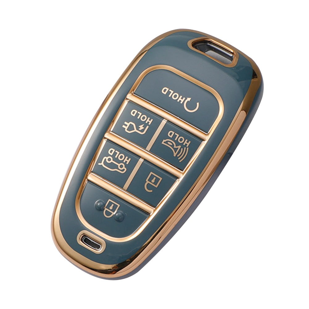 6 Buttons Car Key Case Cover for Hyundai Models with Ioniq 5, Accent ...