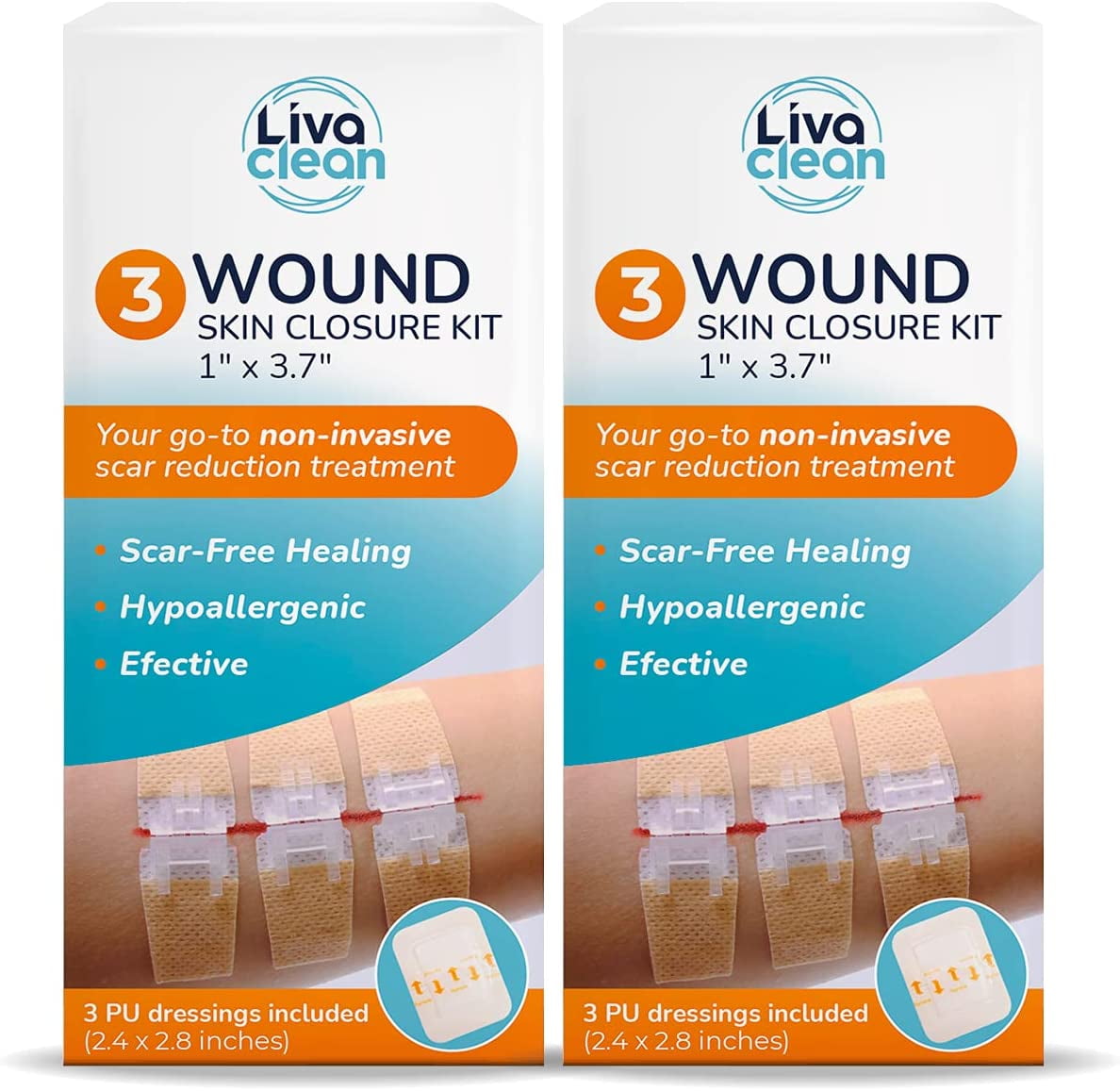 (6 CT) Zip Stitch Wound Closure Kit - Scar-Free Healing Butterfly ...