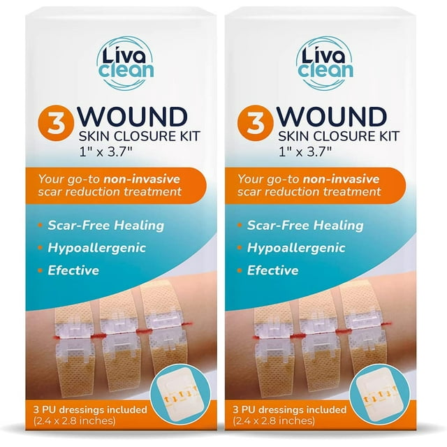 (6 CT) Zip Stitch Wound Closure Kit - Scar-Free Healing Butterfly ...