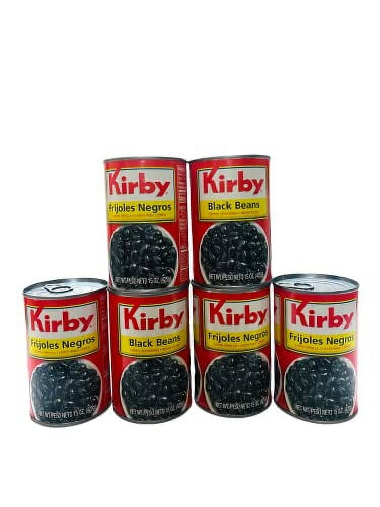 Goya Kirby Black Beans, 6 Cans, Frijoles Negros Creole Seasoning, Ready ...