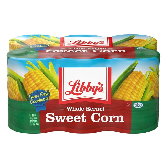 (6 Cans) Libby's Whole Kernel Sweet Corn, 15.25 oz - Walmart.com