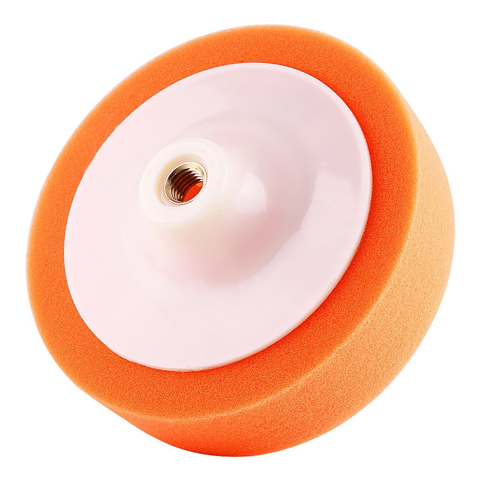 6" Car Polishing Pad - Orange Sponge Wheel for Buffing and Waxing (1pc ...