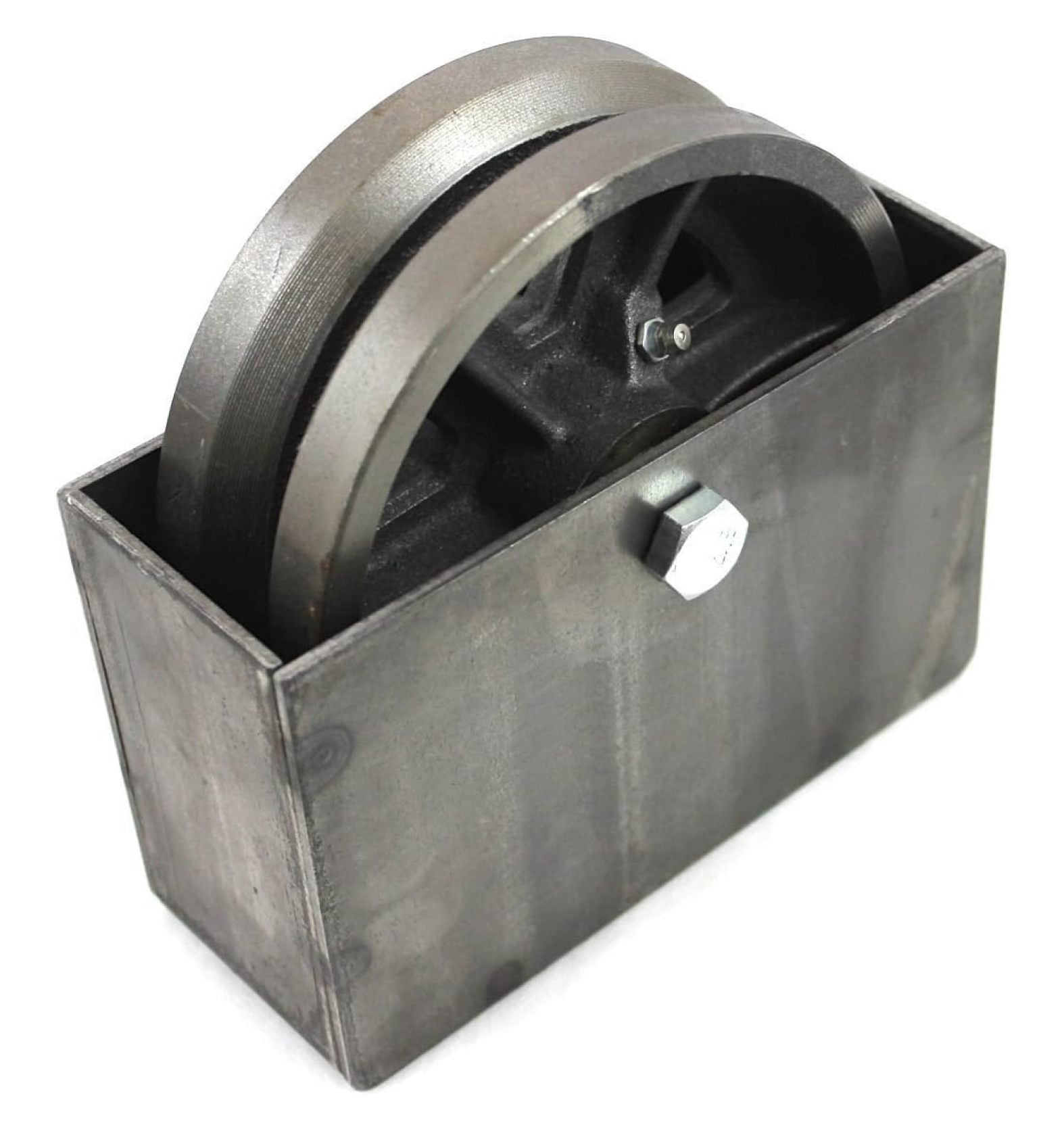 6" Cast Iron V- Wheel with Weldable Steel Box for Sliding/Rolling Gate ...