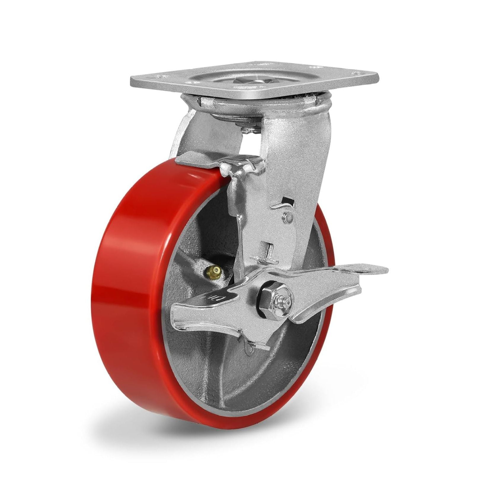 6" Casters Heavy Duty Industrial Caster Wheels with Lock Brake ...