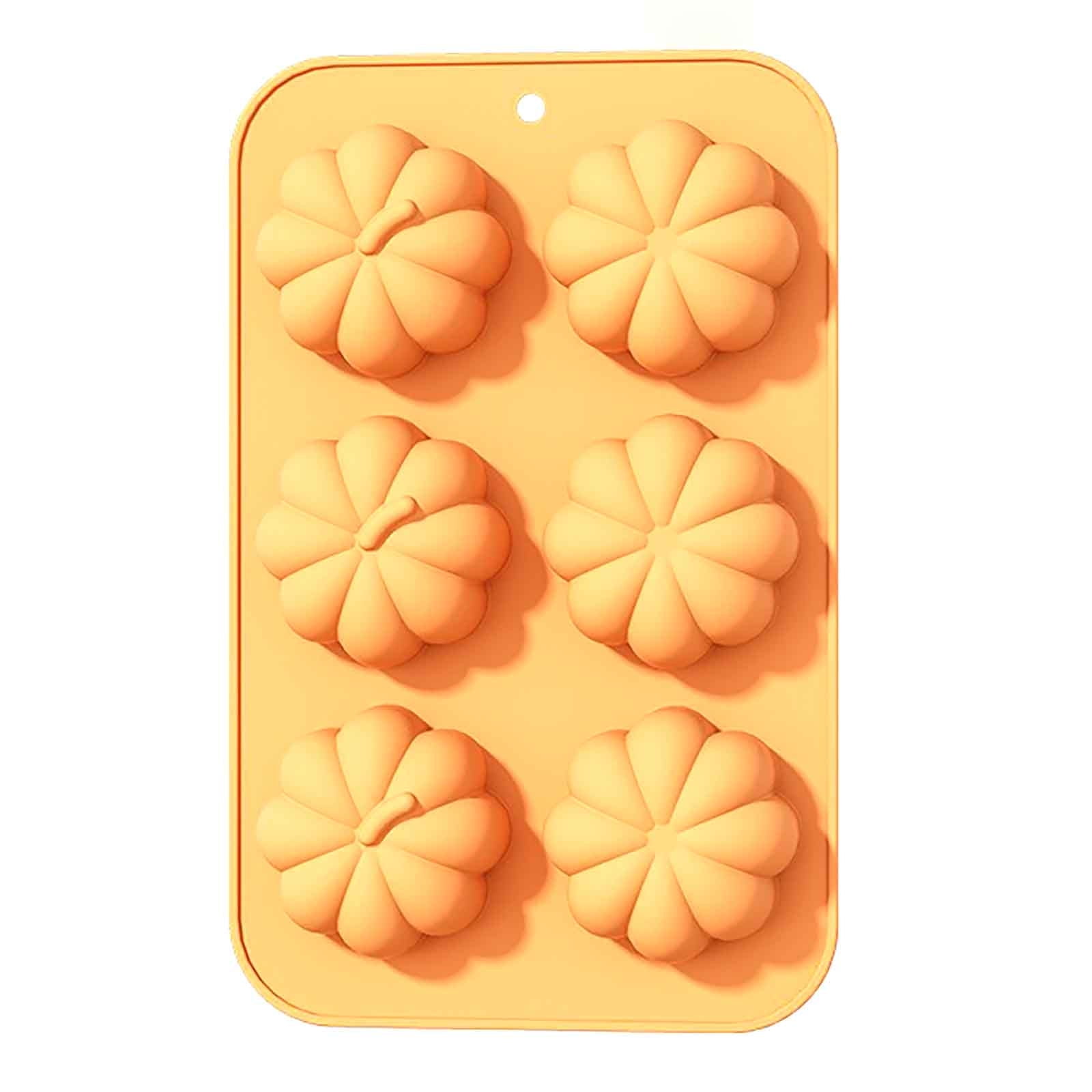 6-Cavity 3D Pumpkin Silicone Mold - Multi-Use for Chocolate, Soap ...