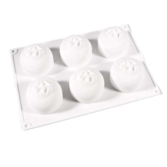 6-Cavity Blueberry Silicone Mold, 3D Blueberries Shape Baking Mold ...