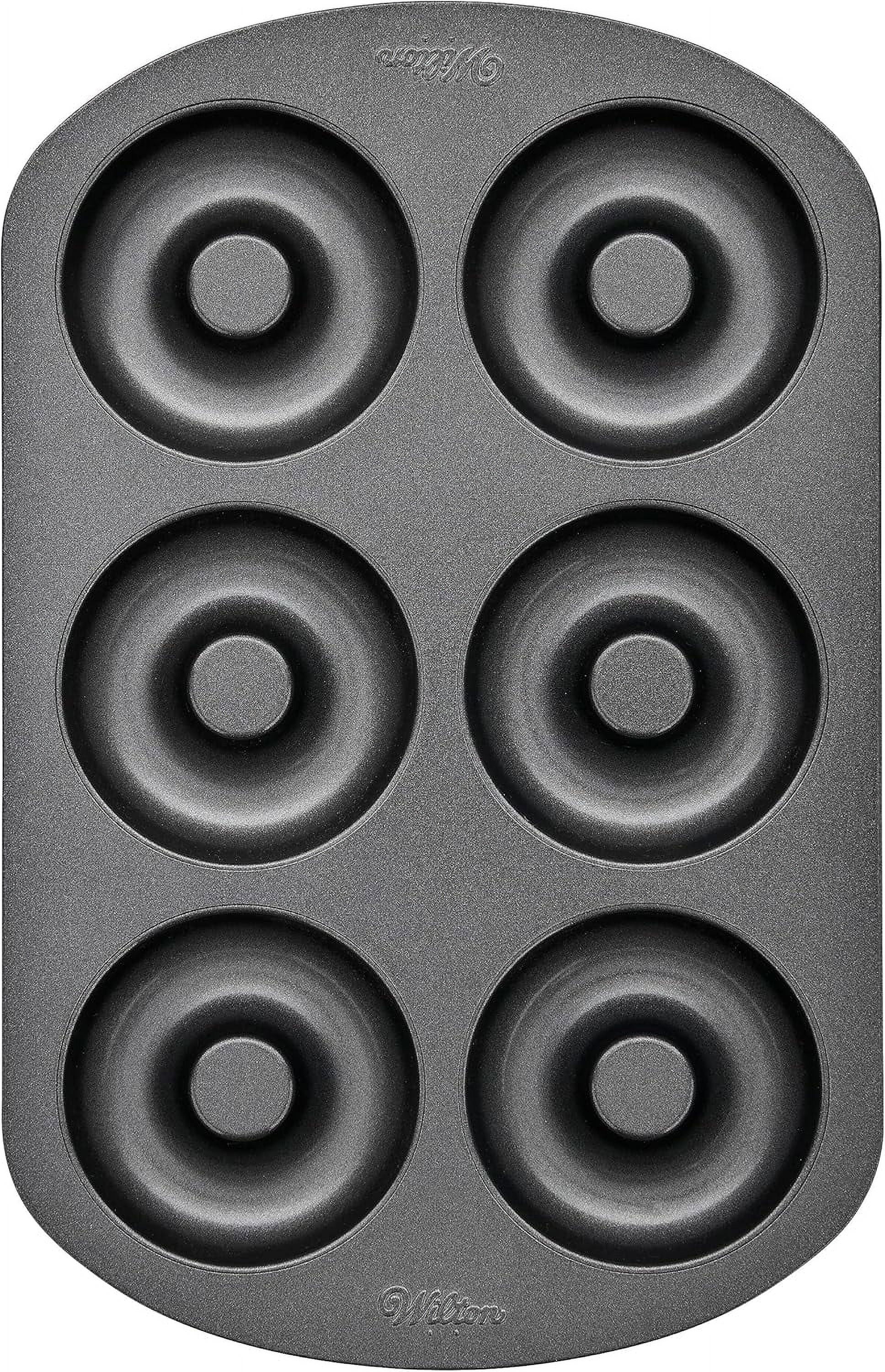 6-Cavity Doughnut Baking Pan, Makes Individual Full-Sized 3 3/4" Donuts ...