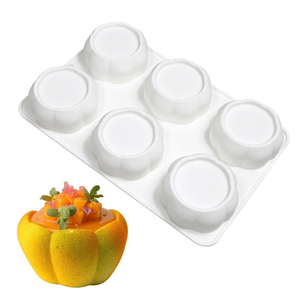6 Cavity Flower Bud Silicone Mold Fondant Mousse Cake Mold Making ...