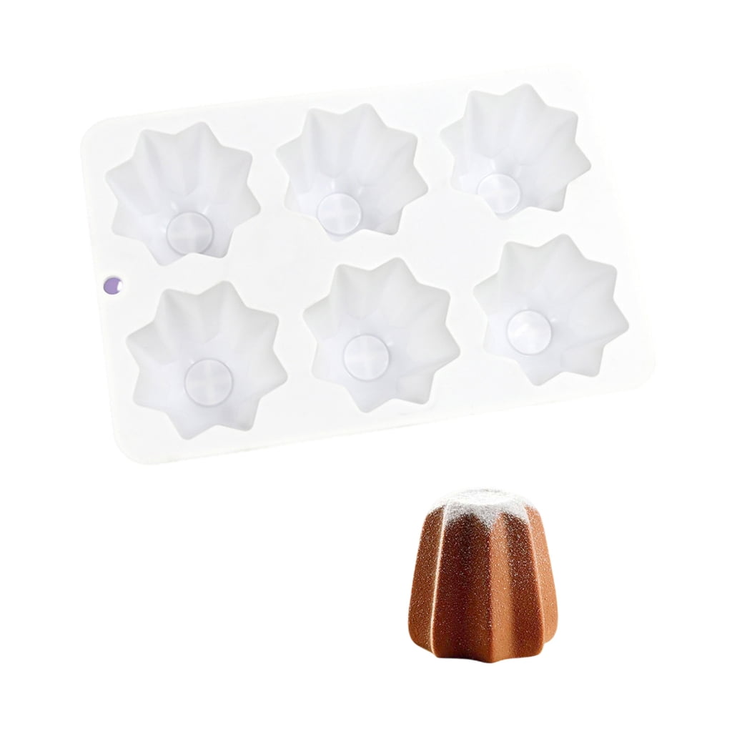 6 Cavity Kitchen Silicone Dessert Molds Pastries Making Accessories ...