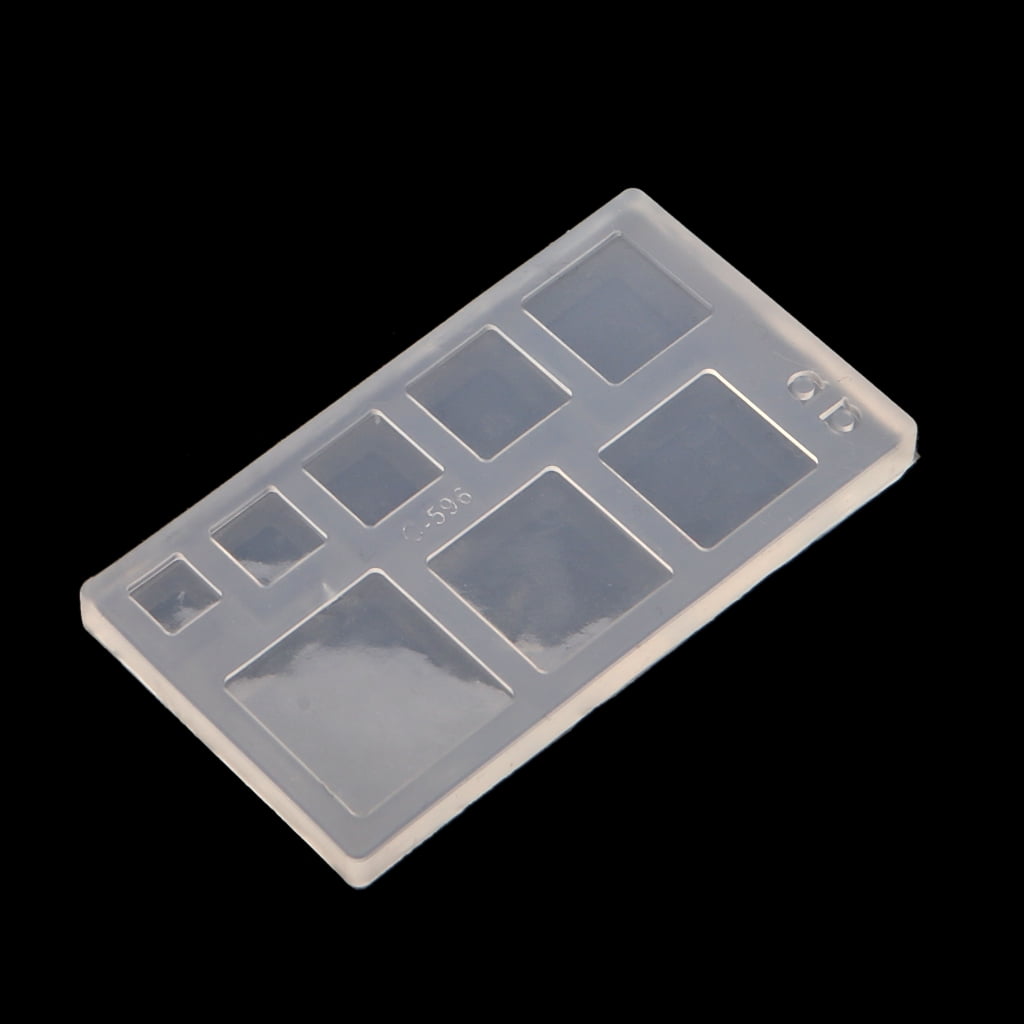 6-Cavity Oval Silicone Mold Round Oval Square Molds for Making Handmade ...