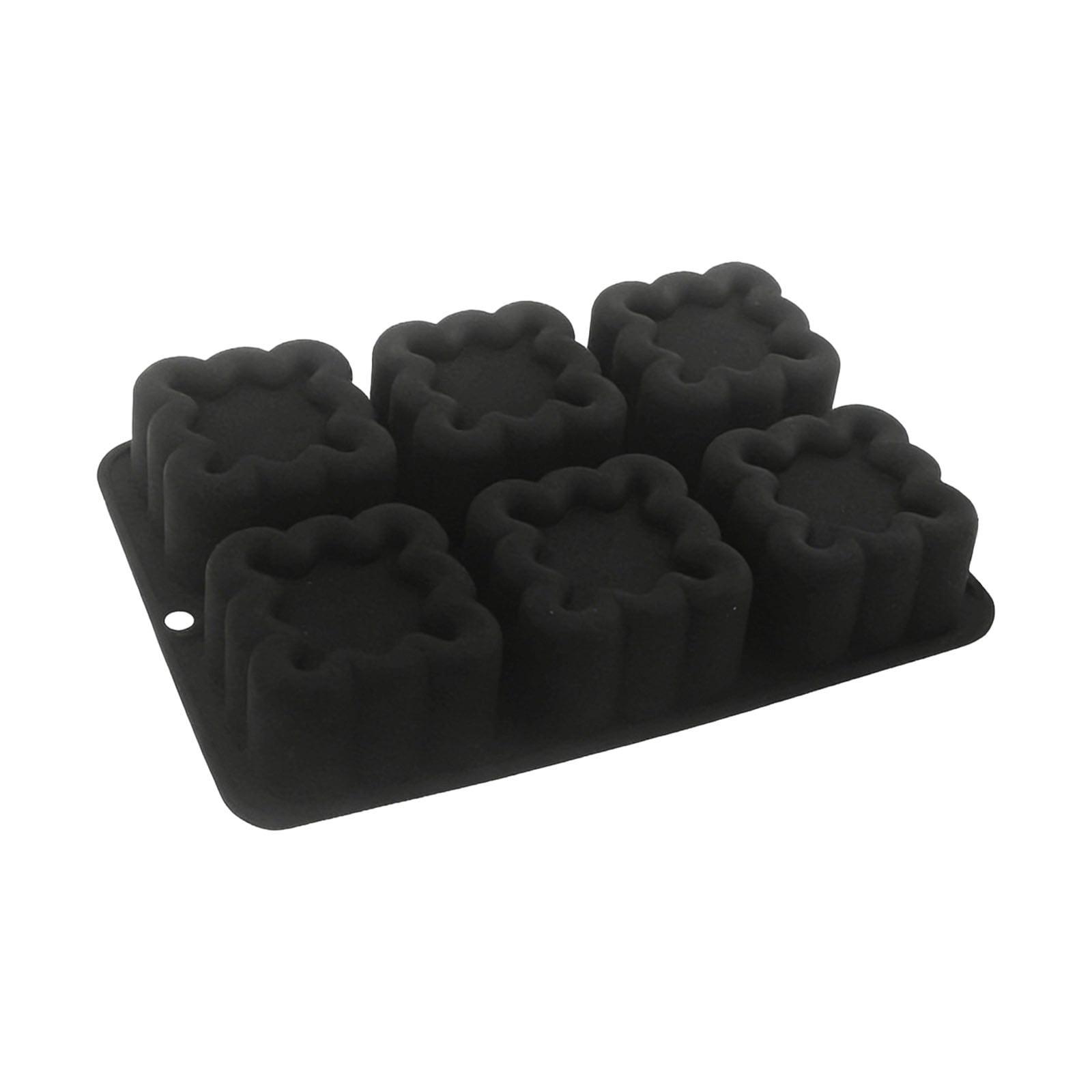 6 Cavity Silicone Cake Chocolate Mold Silicone Baking Pan Mold for DIY ...