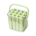 6-Cavity Silicone Ice Stick Mold – Easy Release Long Ice Maker with Lid ...