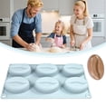6-Cavity Silicone Nut Mold–Bake Almonds, Pistachios, Pecans & Coffee ...
