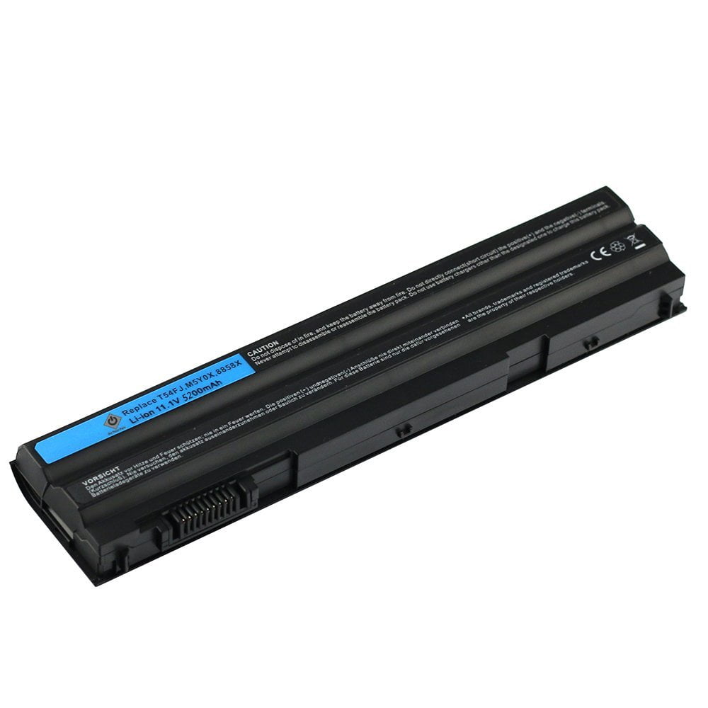 6-Cell 11.1V 5200mAh Replacement Battery for DELL Latitude E6530,E6520 ...