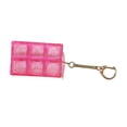 6 Cell Transparency Keychain Key Chain Pendant Backpack Pendant Desktop ...