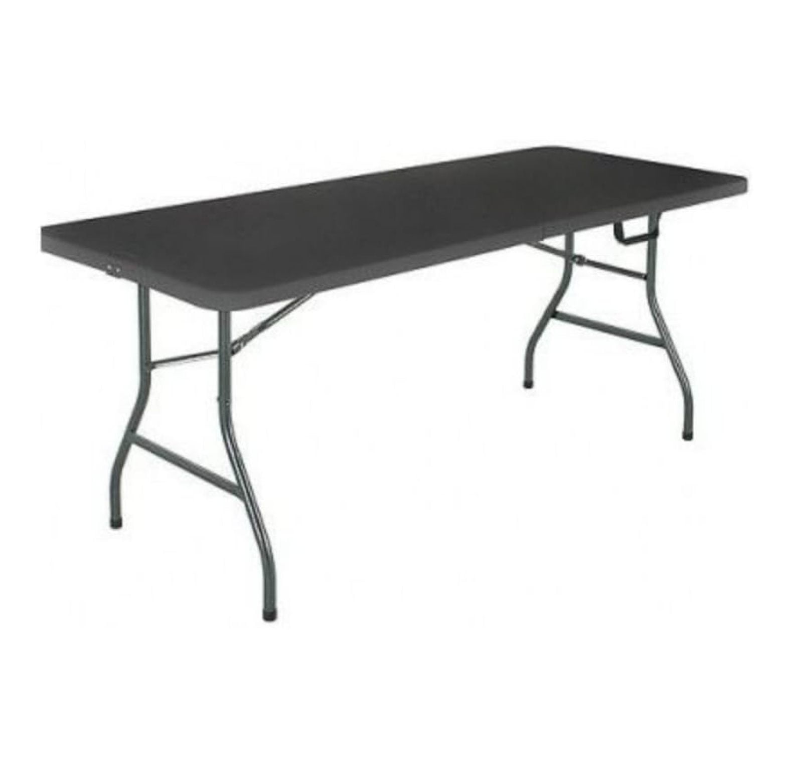6' Centerfold Folding Table, White or Black (Black) - Walmart.com