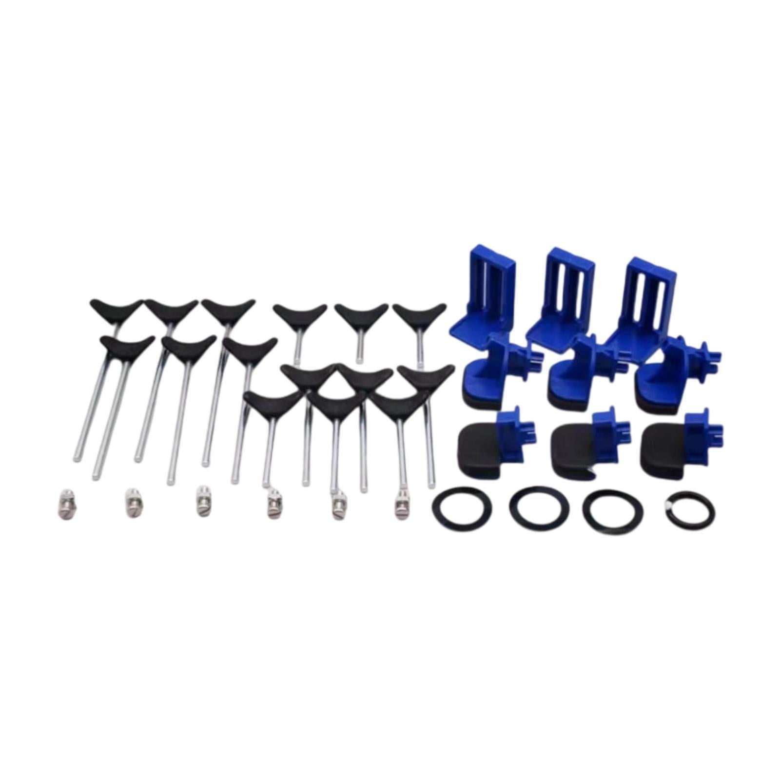6 Ceramic Pottery Repair Clamps ABS Trimming Tool Set with Support Feet ...