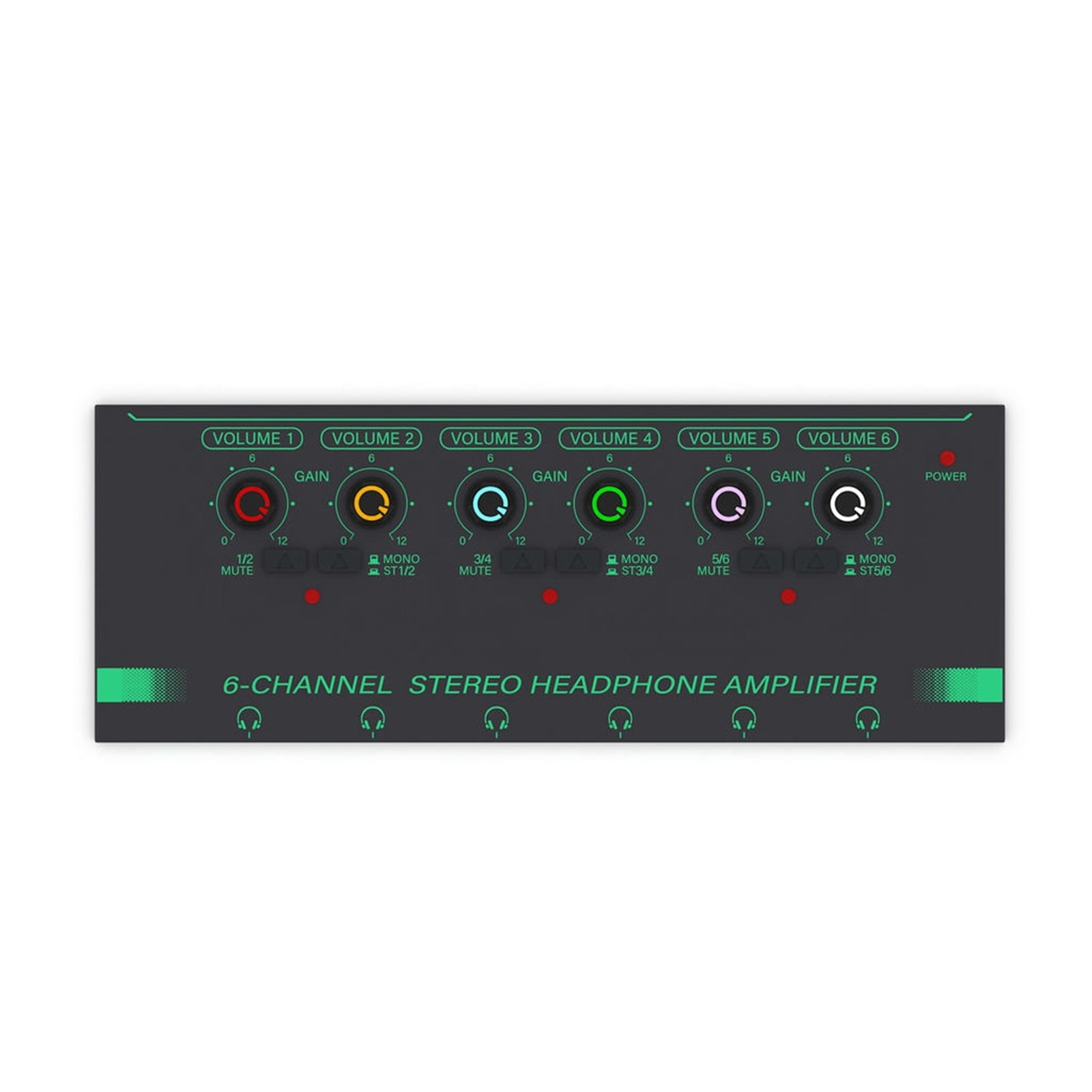 6 Channel Ultra Low Noise Line Amplifier Interface Sound Card Recording ...