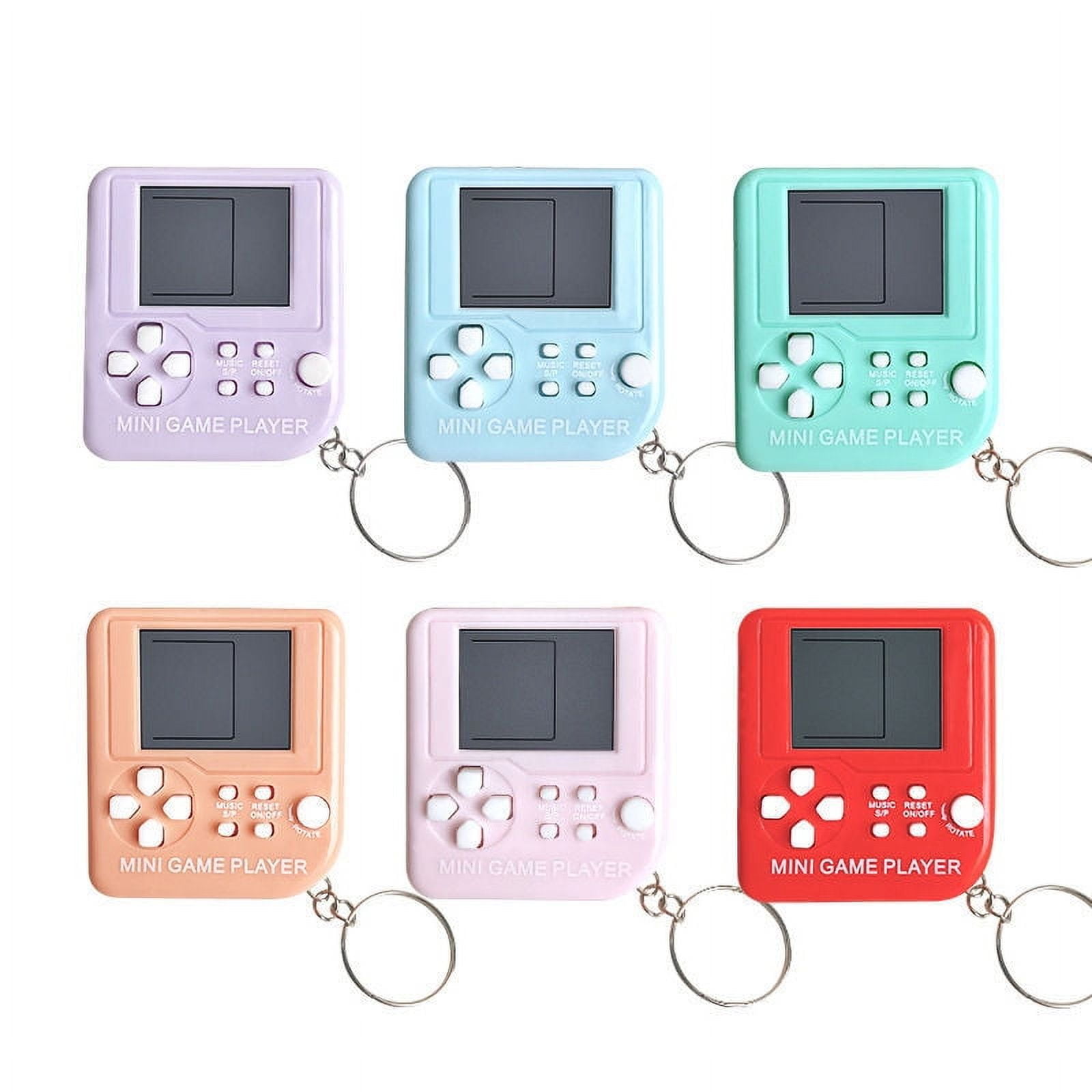 6 Classic Game Keychains, Portable Mini Nostalgic Retro with Game ...