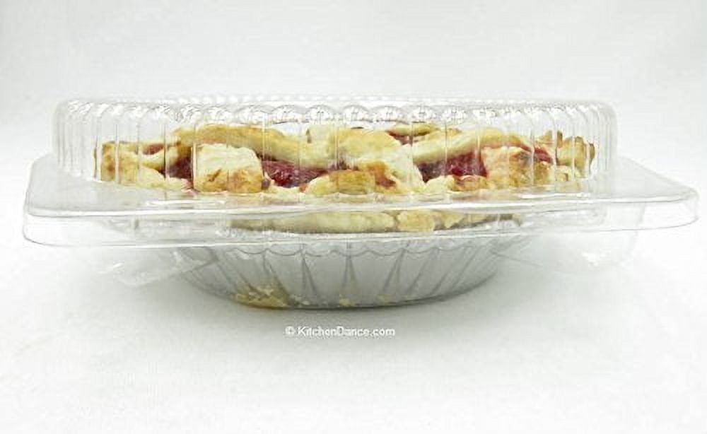 6 " Clear Plastic Hinged Pie Container by Inline Plastics #CPC-106 ...