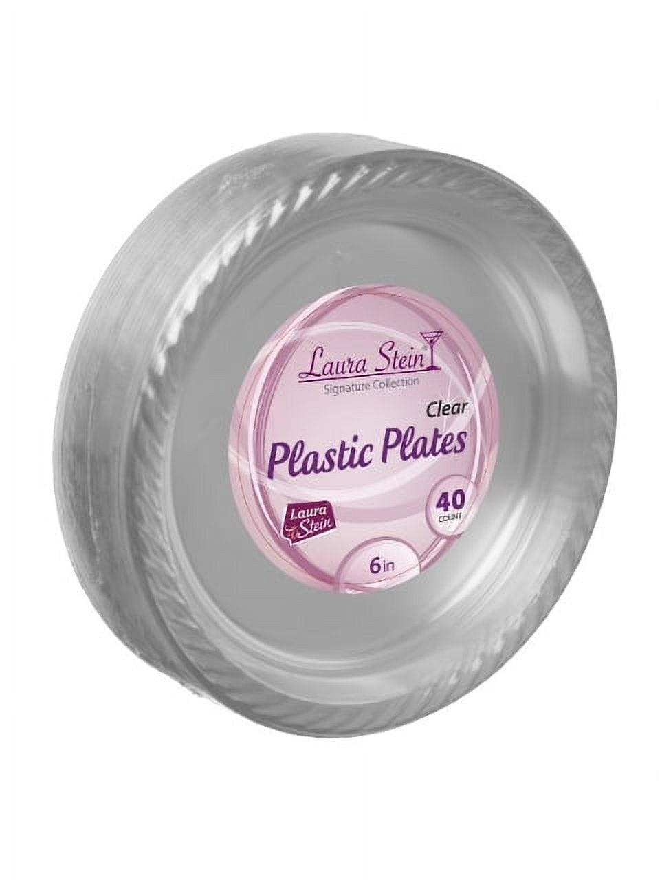 6" Clear Plastic Plates *Case of 480* - Walmart.com
