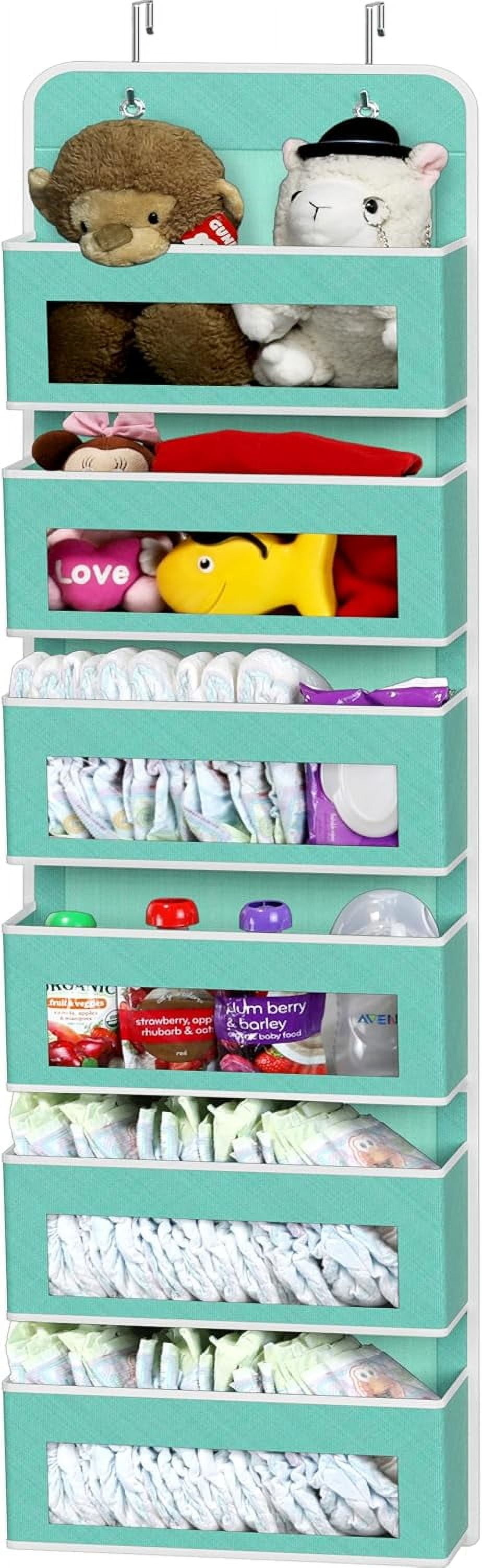 6 Clear Window Over Closet Door Pocket Storage Hanging Organizer ...