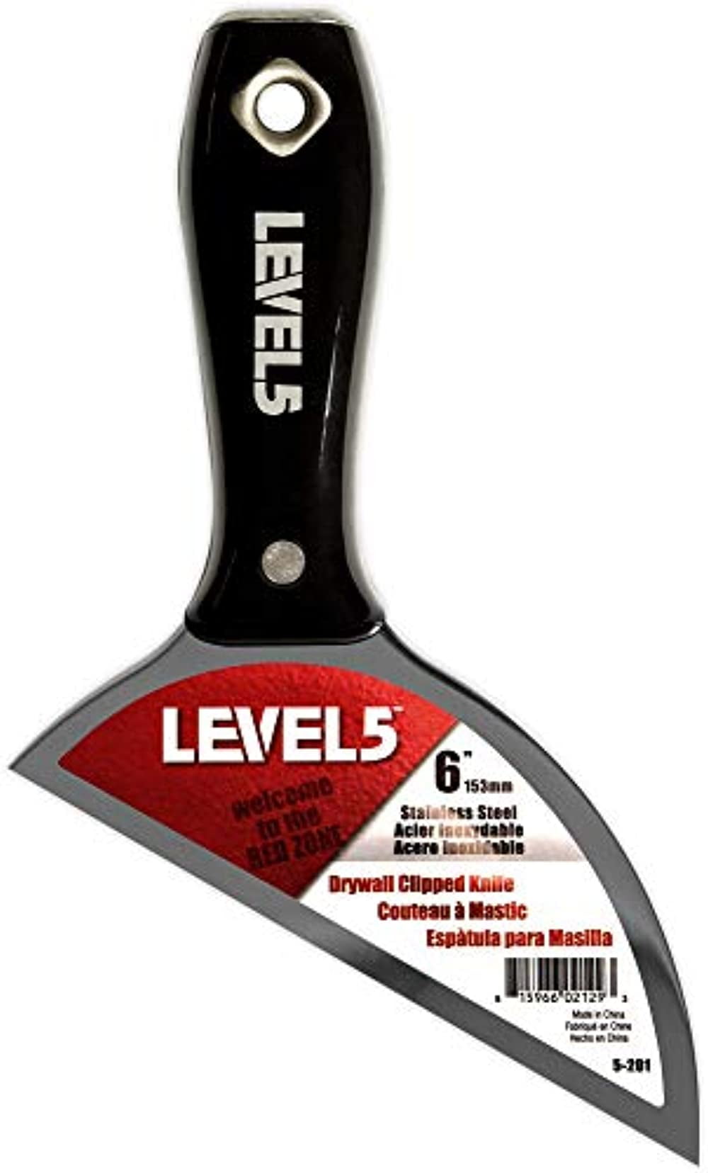6" Clipped Drywall Pointing Knife - LEVEL5 | Metal Hammer End | Pro ...