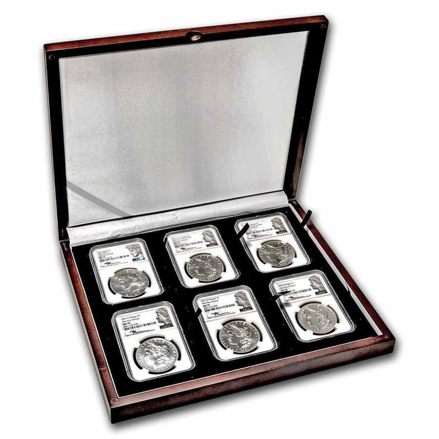 6-Coin 2021 Morgan/Peace Dollar Set MS-70 NGC (FDI, Mercanti) - Walmart.com