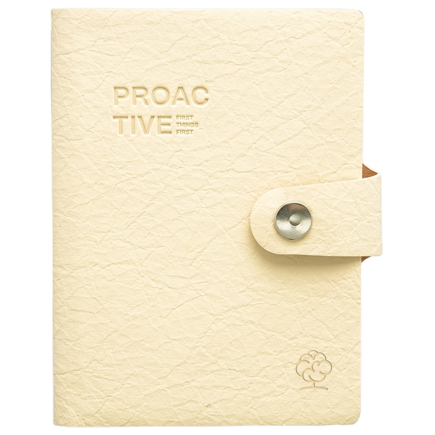 6 Color 11X8Cm Pu Leather Notebook with Button "" A6 Daily Journal for ...