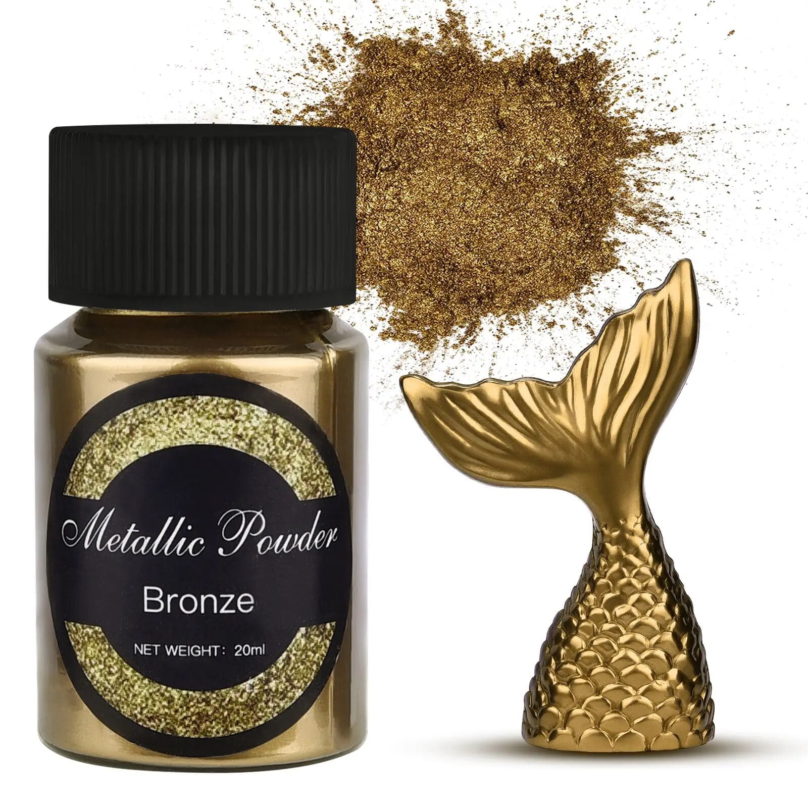 6 Color 20ml Metallic Resin Pigments Gold Silver Color Pearlescent ...