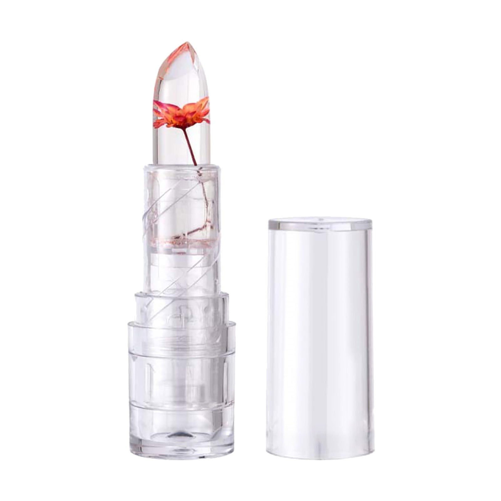 6 Color Flower Jelly Lipstick Set Temperature Change Moisturizer Long ...