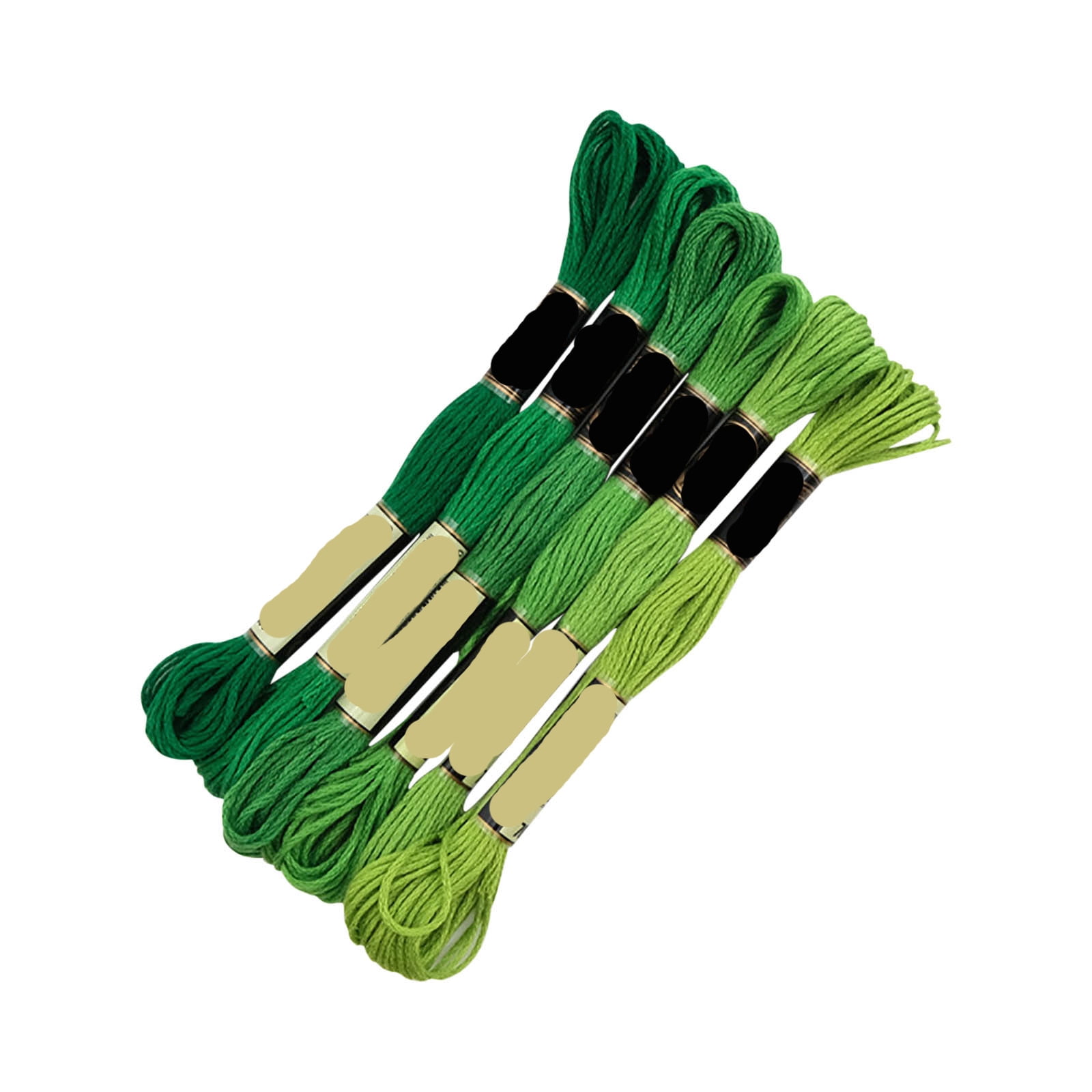 6-Color Gradient Embroidery Thread Set - 8M Polyester Cotton Yarn for ...