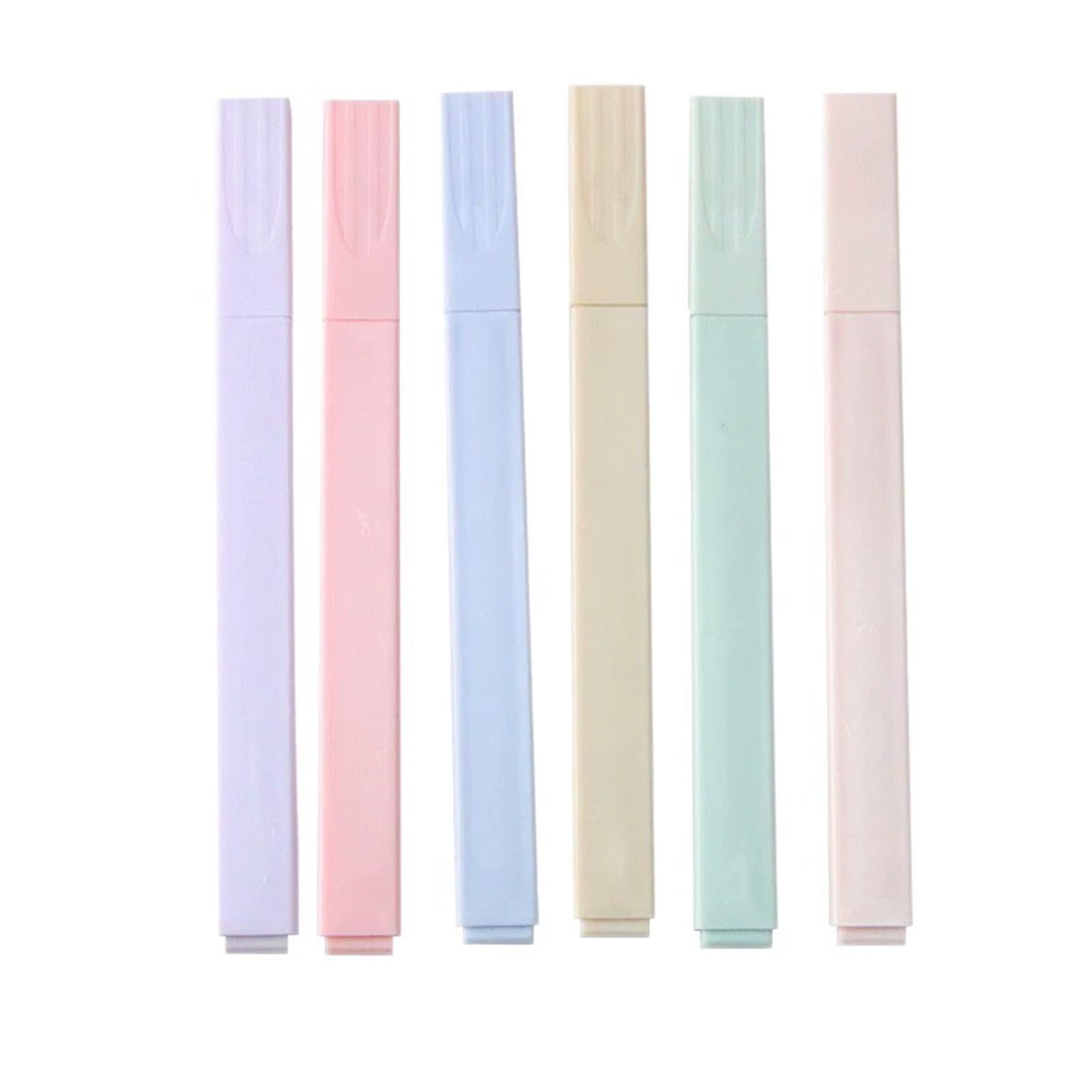 6-Color Set Highlighter Pens Soft Tip For Journaling Note Taking Doodle ...