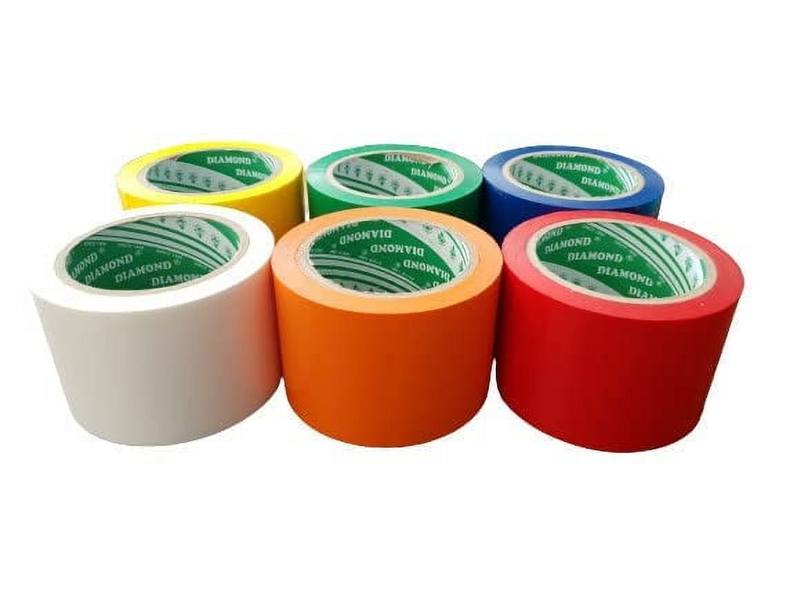 6 Colored Packing Tape, Moving Tape, 2 Inch 80 Yard 2.0 Mil Thick,(6 ...