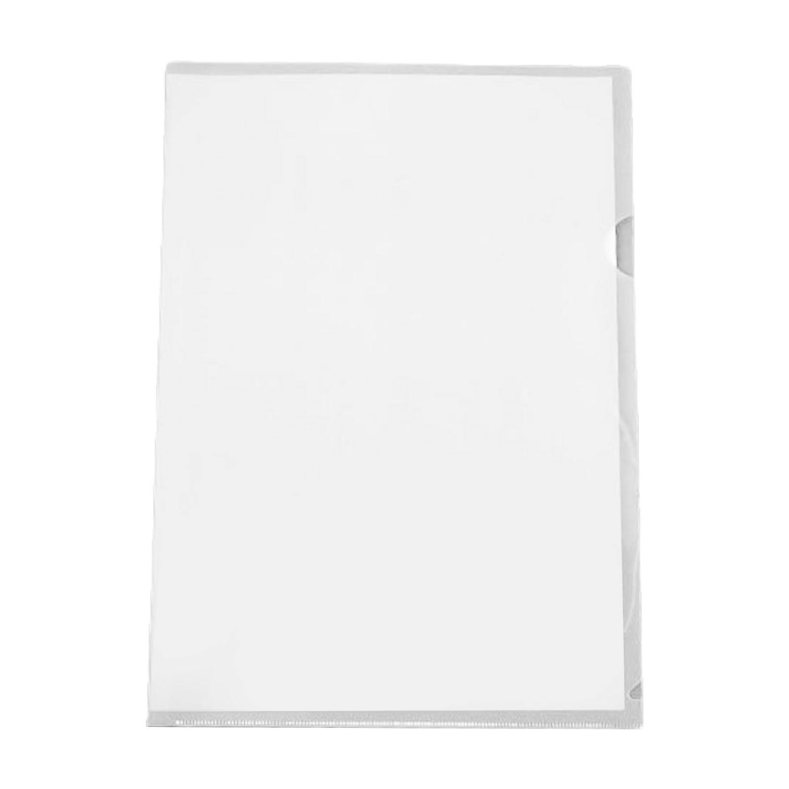 6 Colors A 4 Plastic Sleeves Presentation Folder L Type Folder Plastic ...