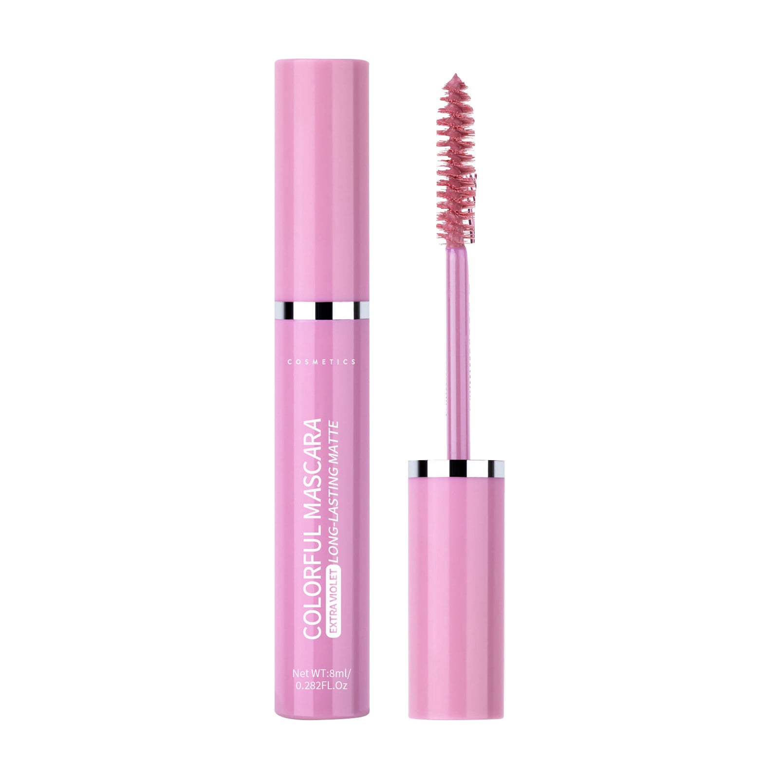 6 Colors Colored Mascara for Eyelashes - Pink Green Blue Purple Brown ...