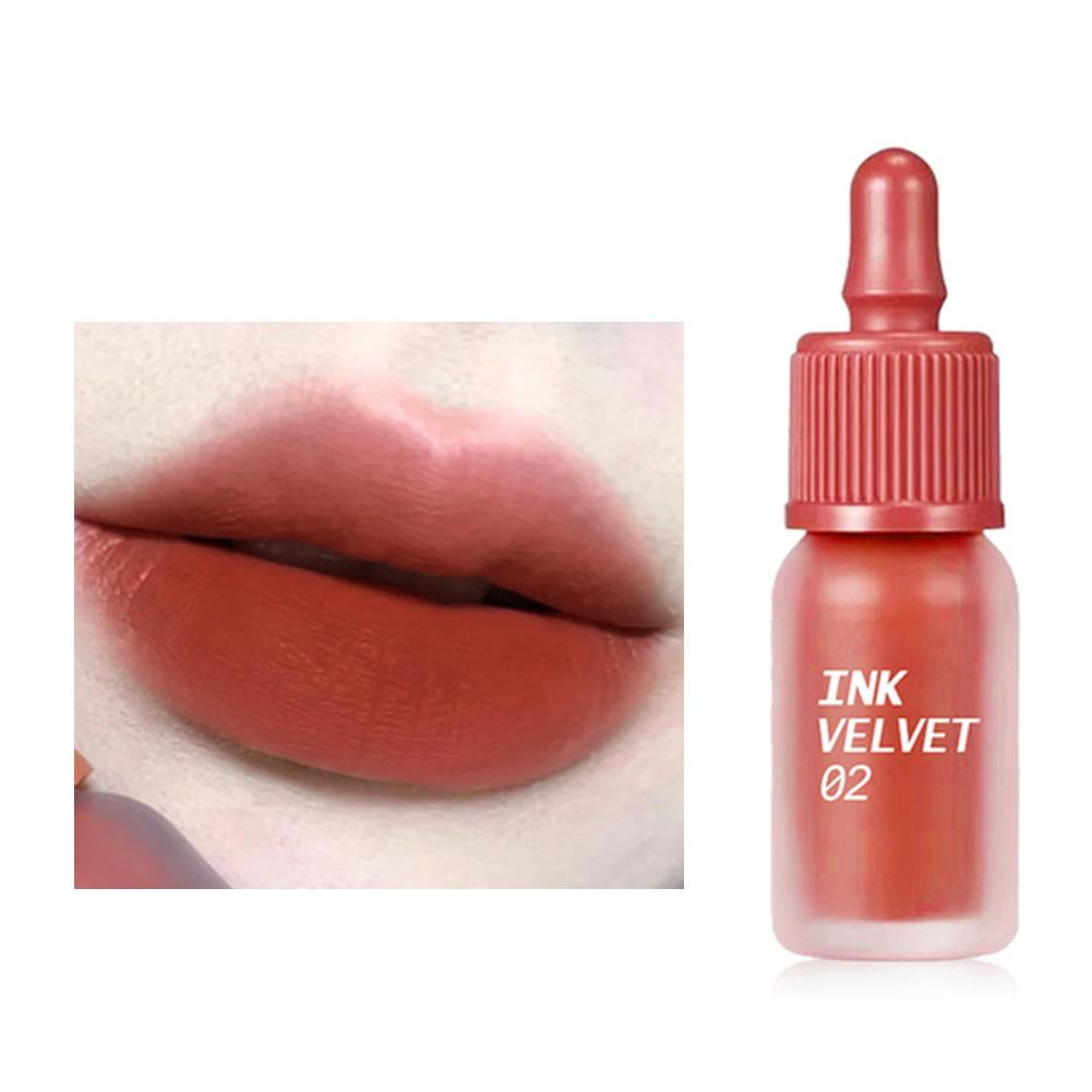 6 Colors Ink Velvet Matte Dyeing Lip Gloss Moisturizer Lipsti Non-Stick ...