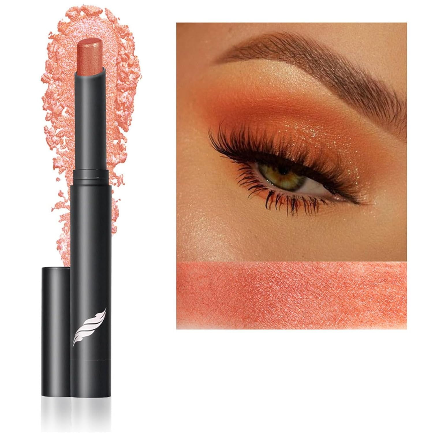 6 Colors Neutral Eyeshadow Stick, Metallic And Matte Shimmer Cream Eye ...