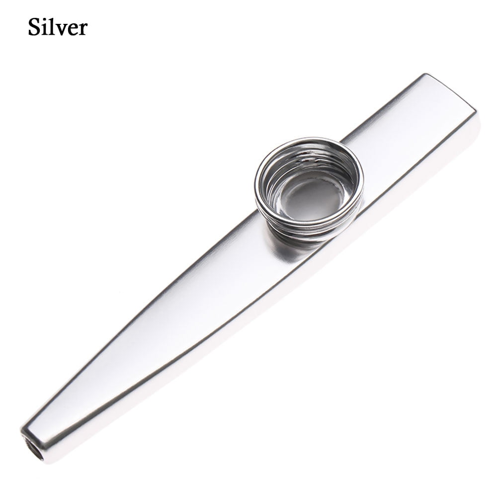 6 Colors Portable Lightweight Metal Kazoo Music Lovers Tool Woodwind ...