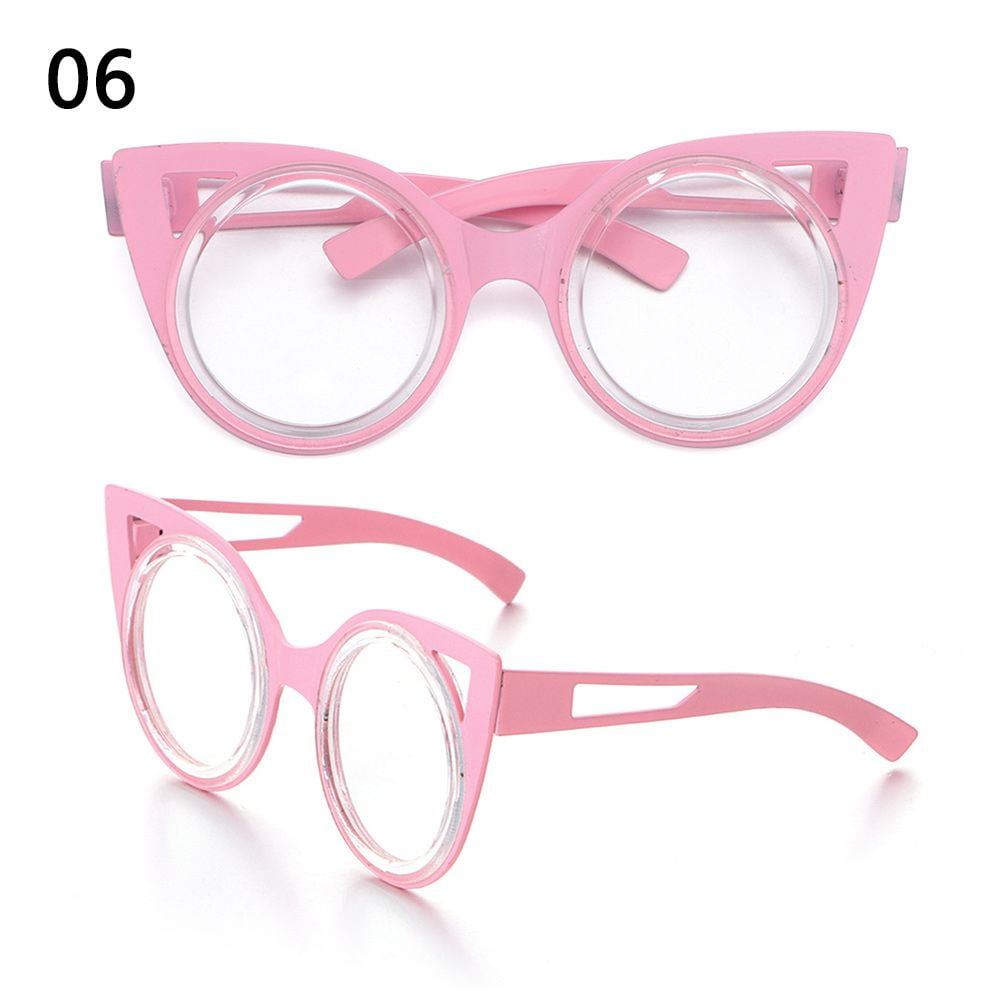 6 Colors For 1 31 4 Bjd Mini Plush Doll Plush Doll Eyeglasses Glasses