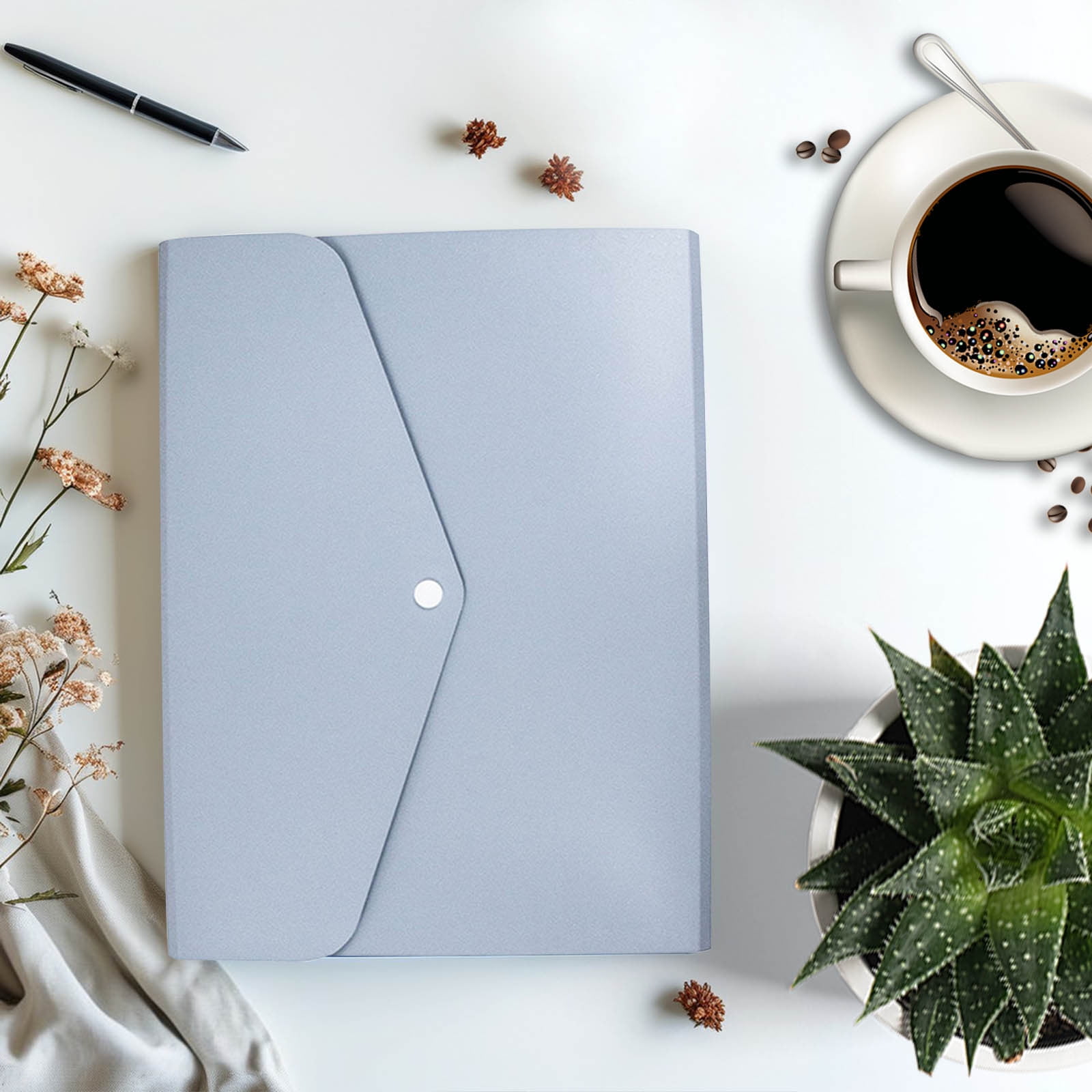 6-Compartment A4 Accordion File Folder - Multilayer Document Organizer ...