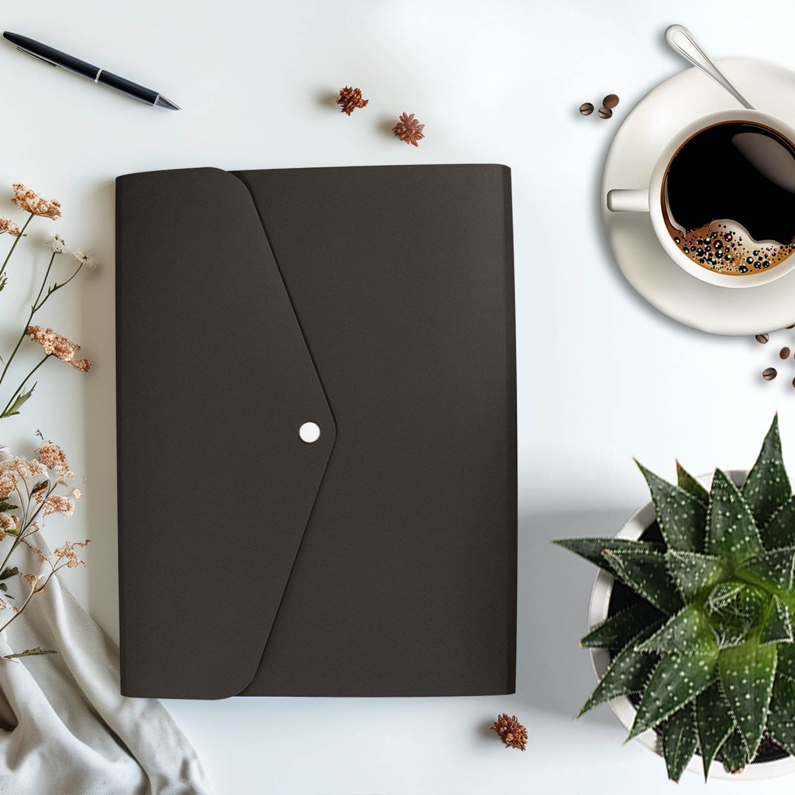 6-Compartment A4 Accordion File Folder - Multilayer Document Organizer ...