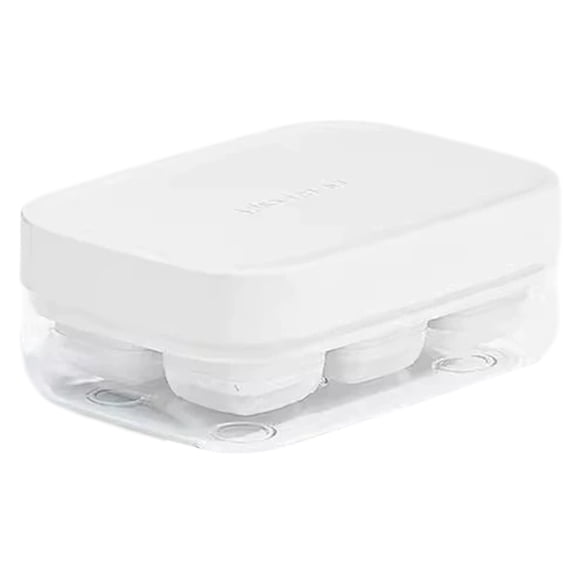 6-Compartment Ice Tray, Soft Silicone Easy Release Ice Maker Mold ...