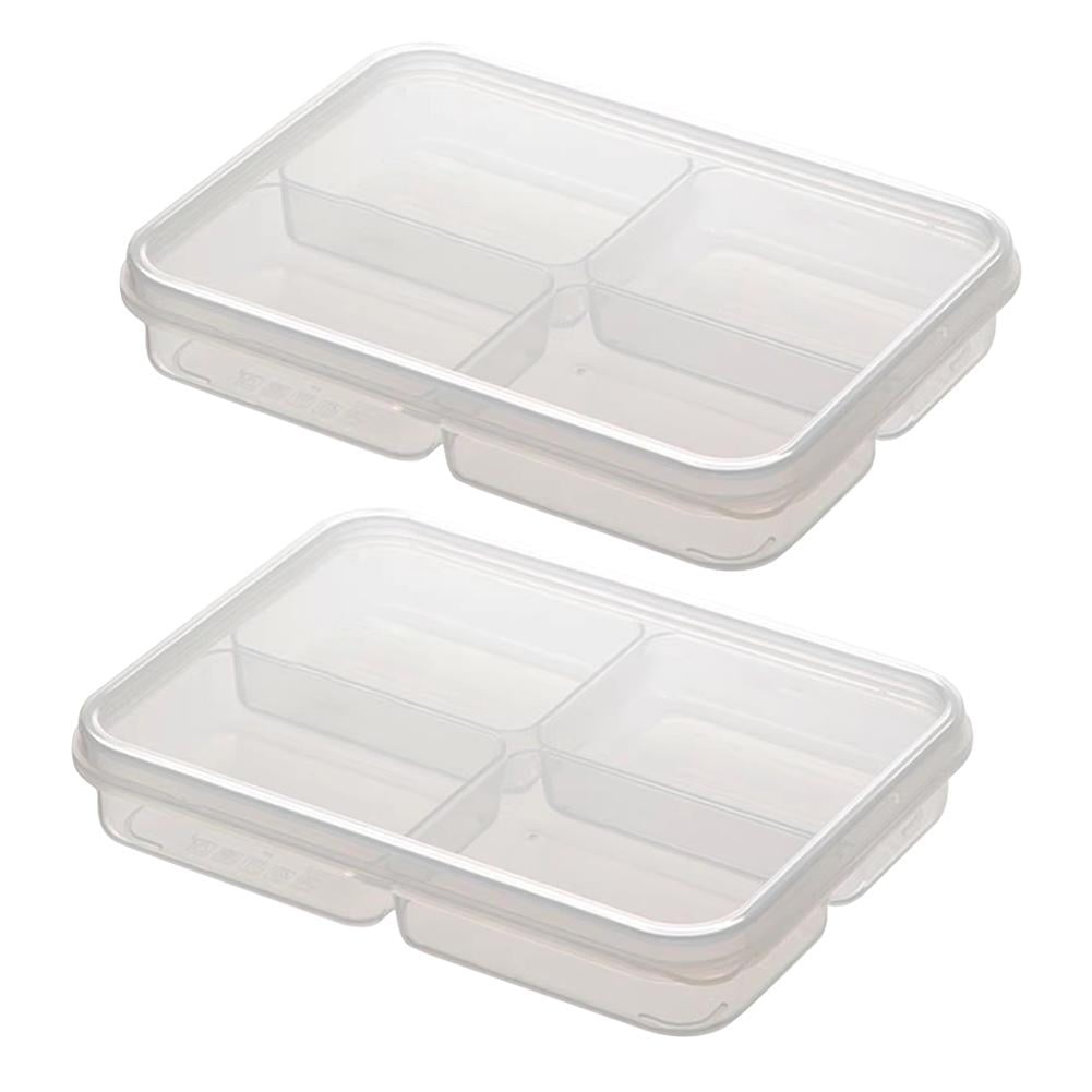 6-Compartment Refrigerator Storage Box - 790ml Each, Food-Grade PP ...