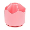 6-Compartment Rotating Pencil Case - Durable ABS Organizer for Office ...
