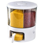 Rice Container 3KG Food Grain Cereal Flour Dispenser, Airtight Storage ...