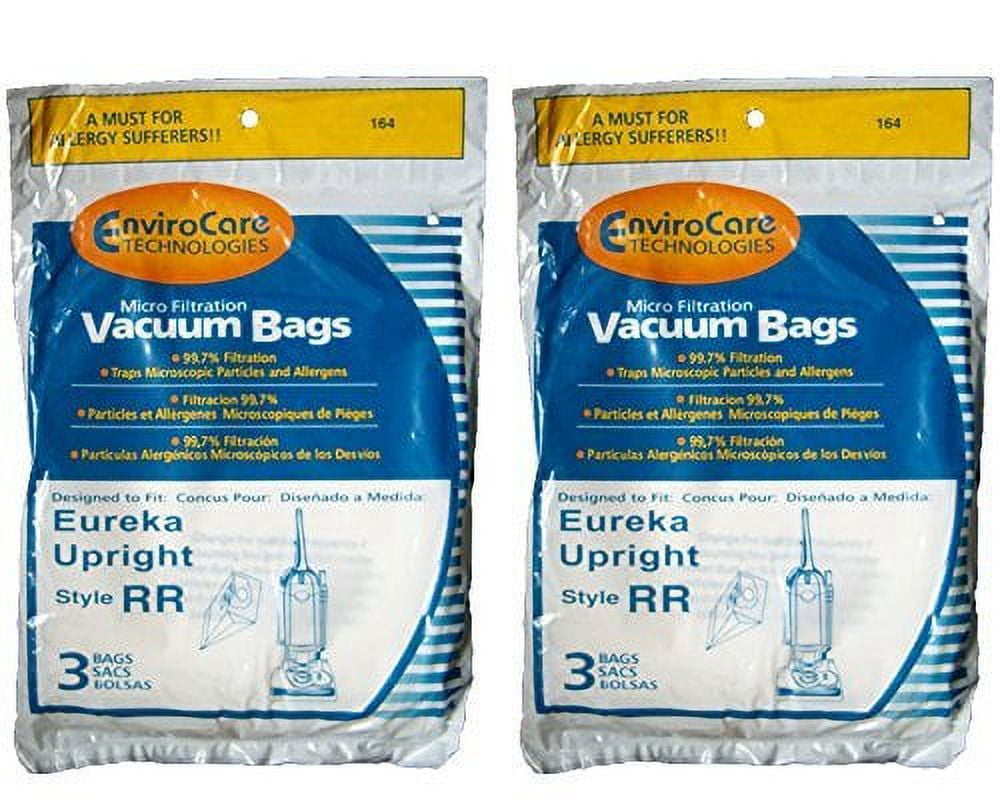 6 Compatible with Eureka Type RR Upright Allergy Vacuum Bags, Omega ...
